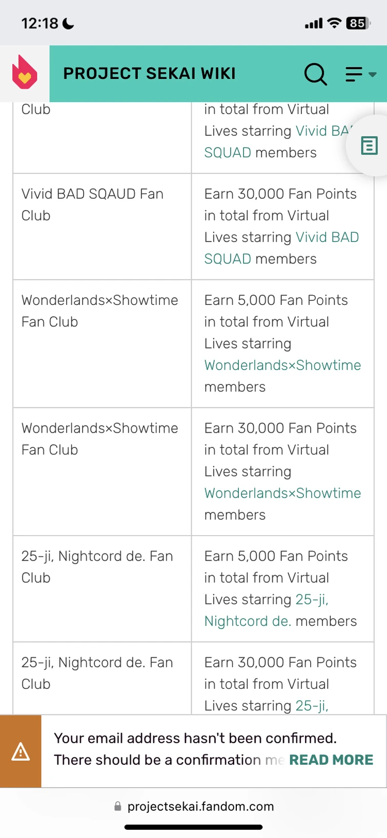wth r fan points | Fandom