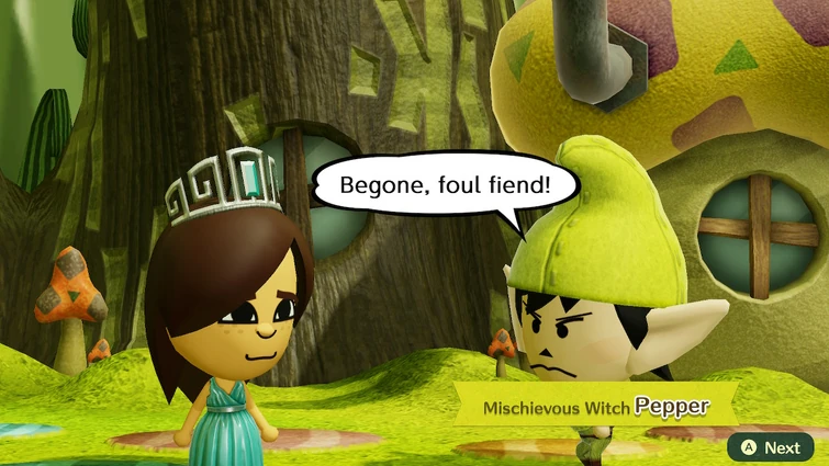 Goofy Photos I got while playing through Miitopia's Realm of Fey ...