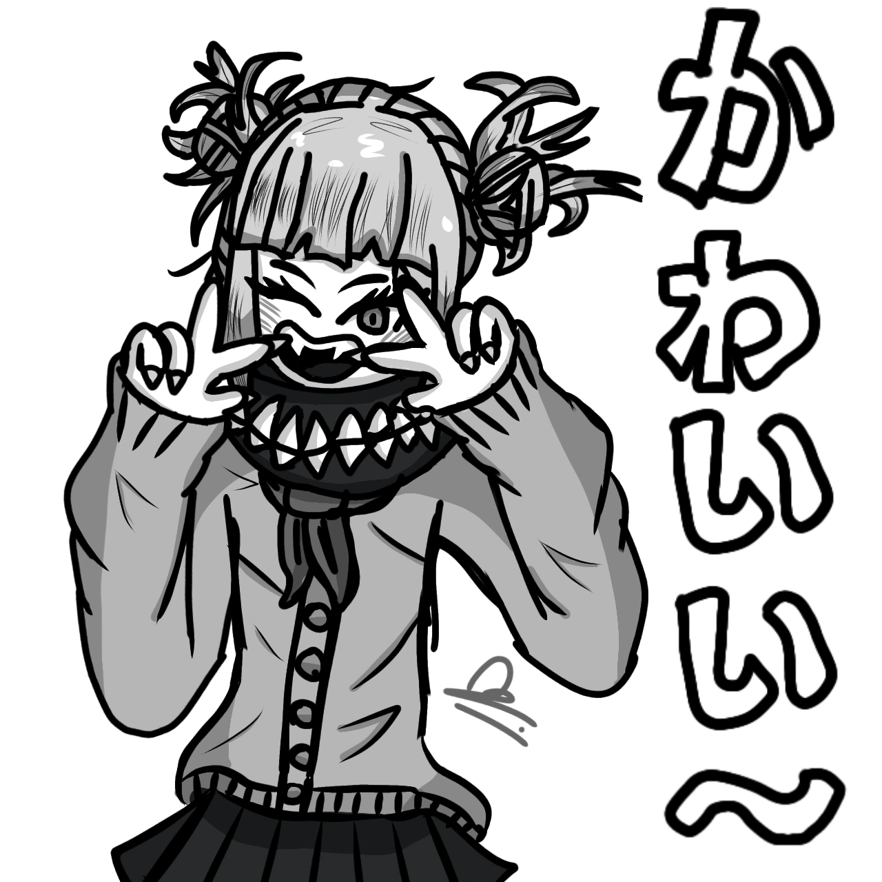 Manga style attempt on Toga | Fandom