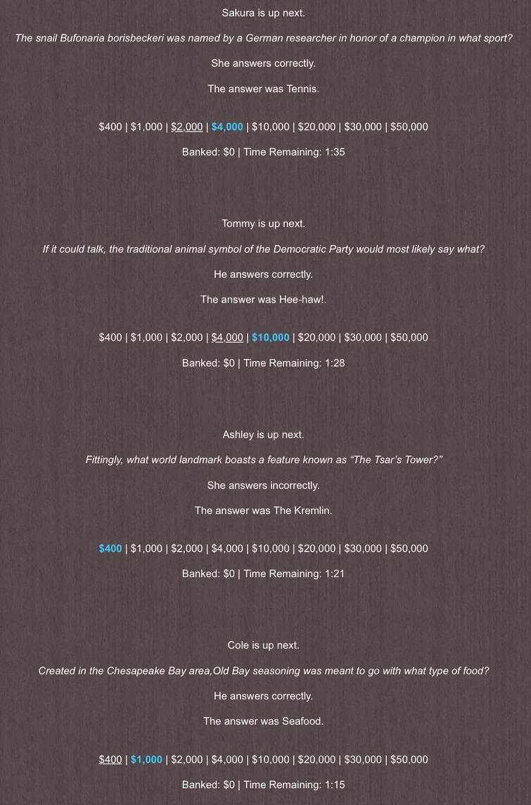 The Miikest Link: Round 15 | Fandom