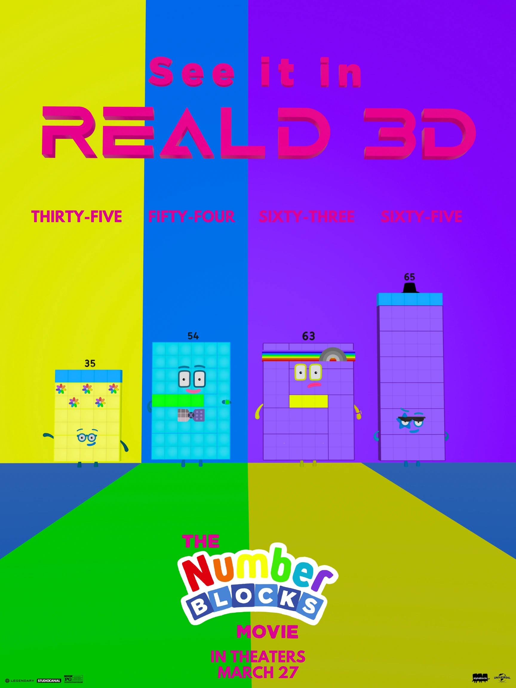 The Numberblocks Movie (2026) RealD 3D Poster | Fandom