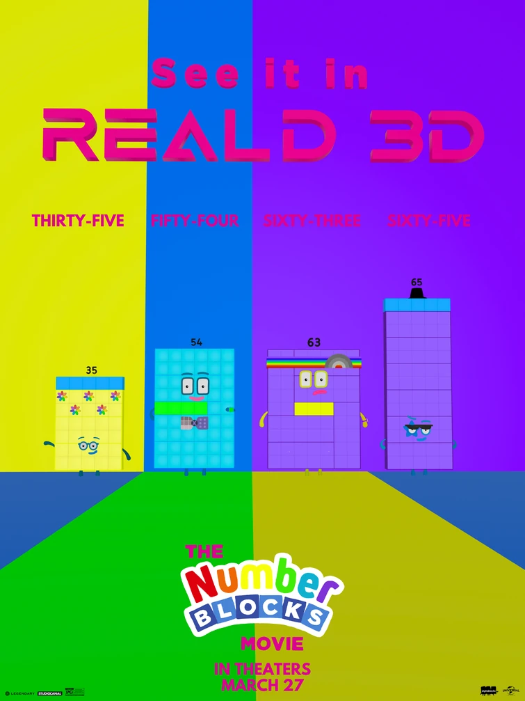 The Numberblocks Movie (2026) RealD 3D Poster | Fandom
