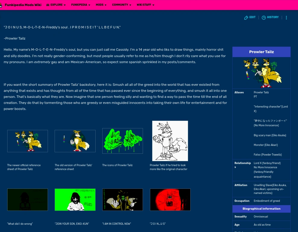 Wooo I finally finished my page | Fandom