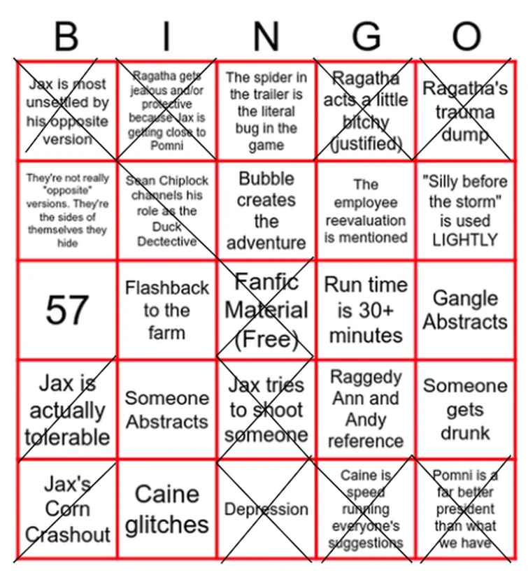 tadc EP 5 bingo :3 | Fandom