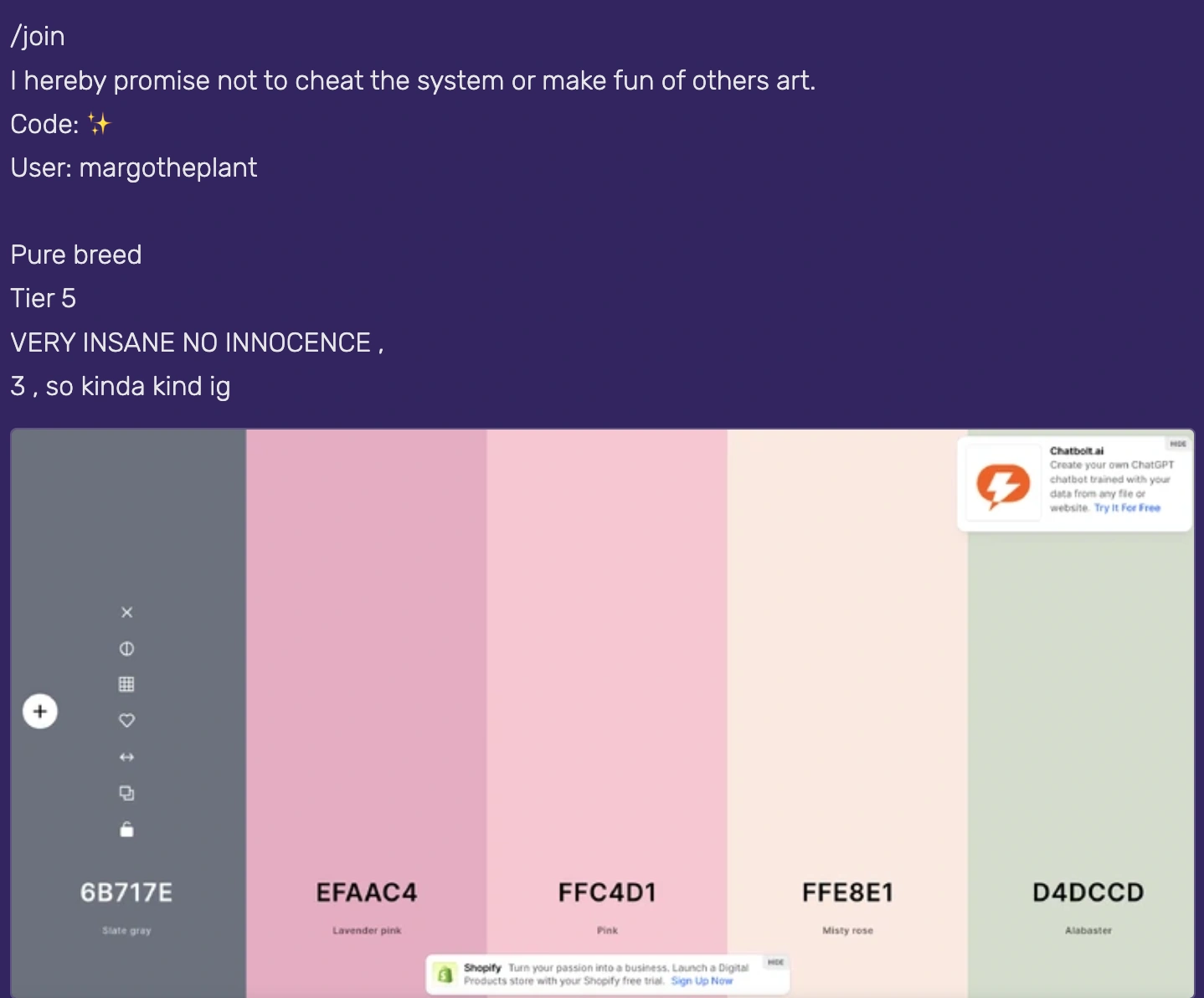 Randomized COS OC Challenge Attempt #1 | Fandom