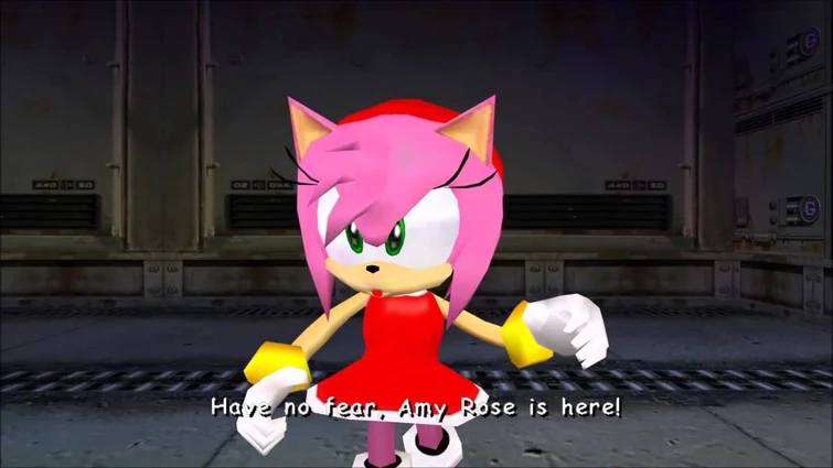 the classic scene of Amy Rose in SA2 | Fandom