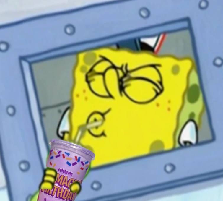 SpongeBob drinks the Grimace Shake | Fandom