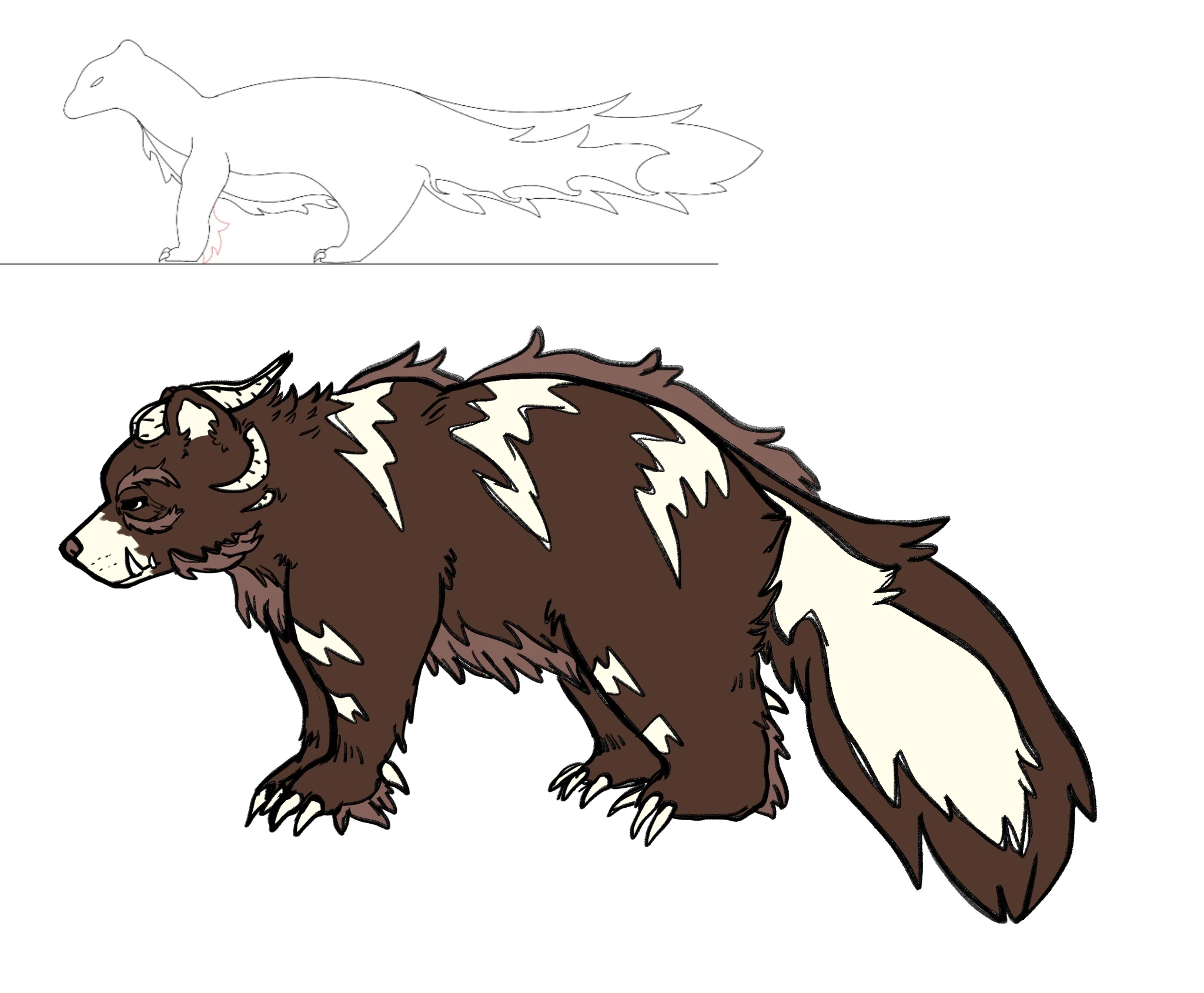 Added back fur and first color scheme | Fandom