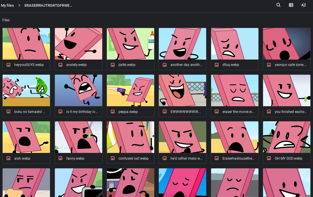 check out my eraser folder | Fandom