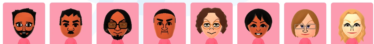 Just ran all Pink Wii Miis into the choose a look-a-like feature, this ...
