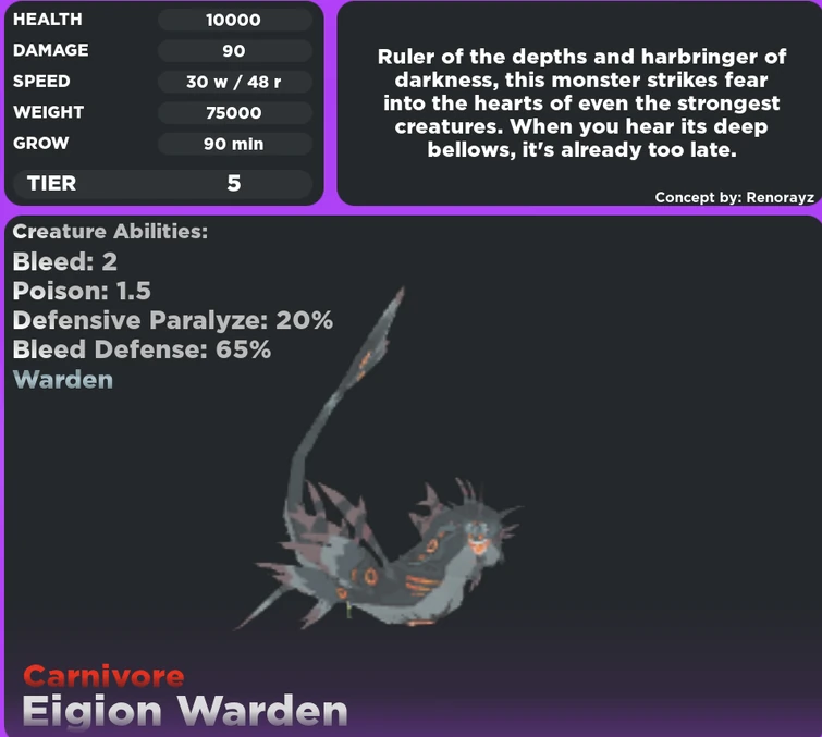 Selling Eigion Warden, Fleuralis, and Opralegion! | Fandom