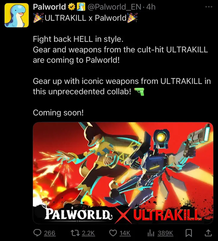 FYM ULTRAKILL X PALWORLD | Fandom