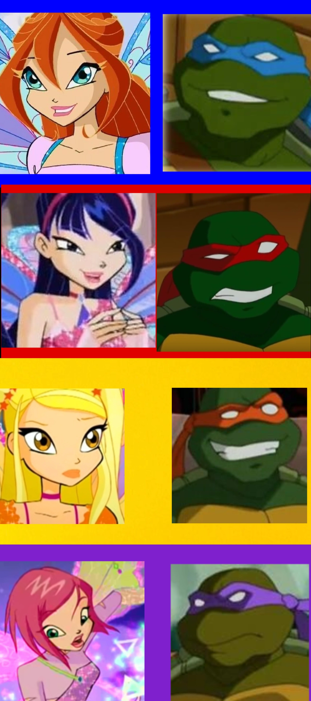 Ninja Turtles as Winx Girls! (Is it accurate or is it off?) | Fandom