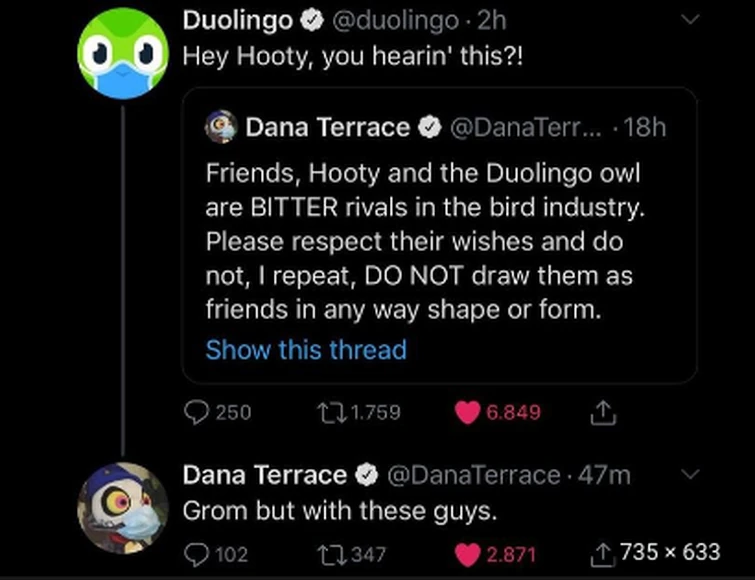 hooty x duolingo | Fandom