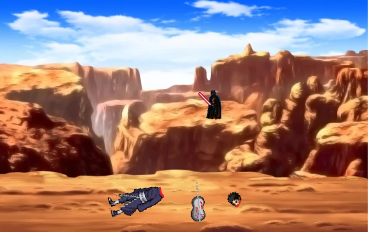 More pixel art of Obito vs Vader | Fandom