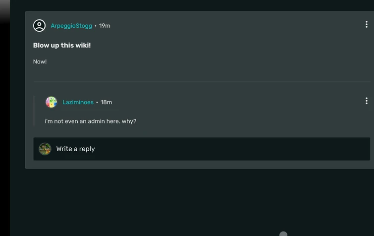 Can an admin ban this user? | Fandom