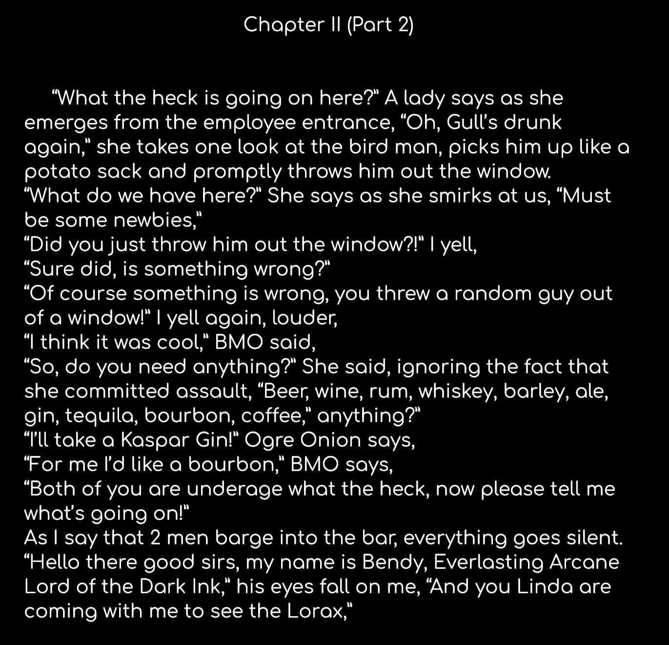 Fanfic chapter 2 part 2 | Fandom