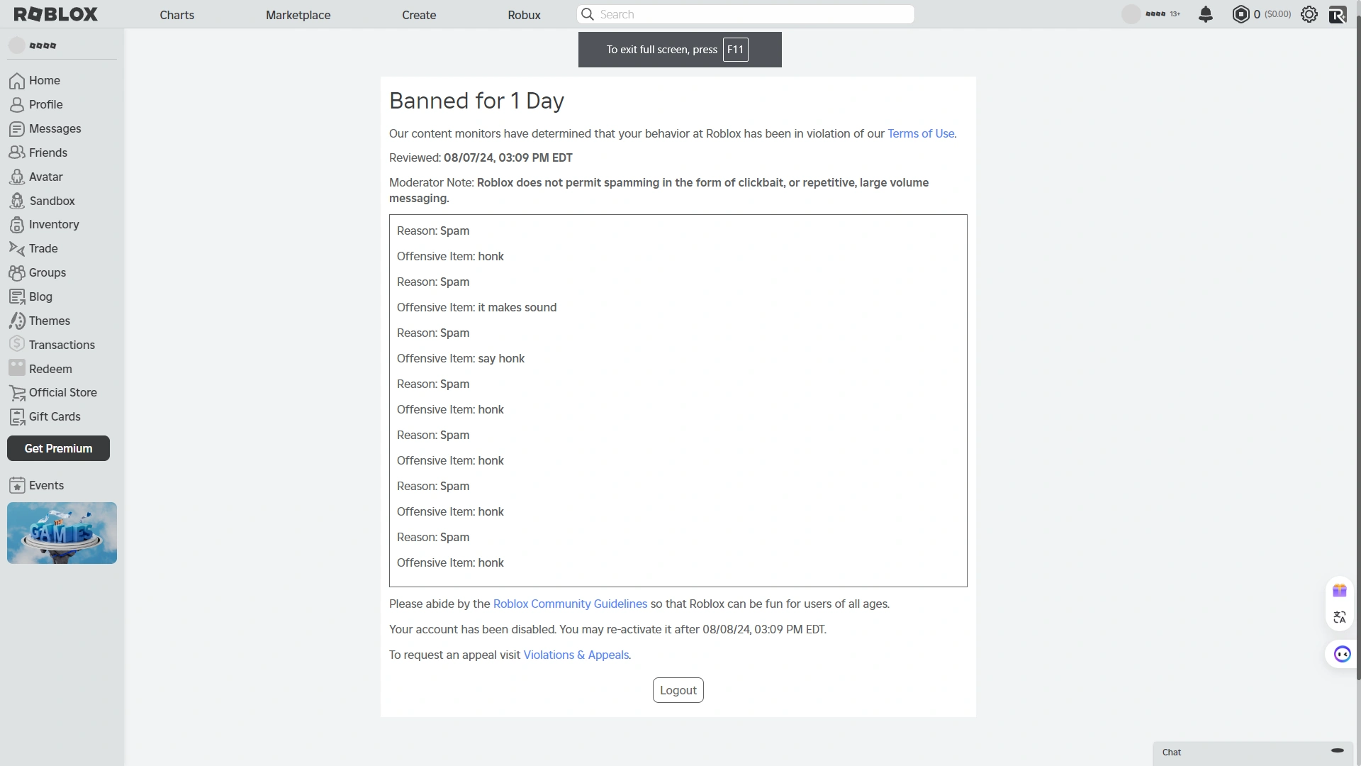 WHATS WRONG WITH ME RIGHT AFTER MY 1 HOUR BAN I GOT 1 DAY BAN | Fandom