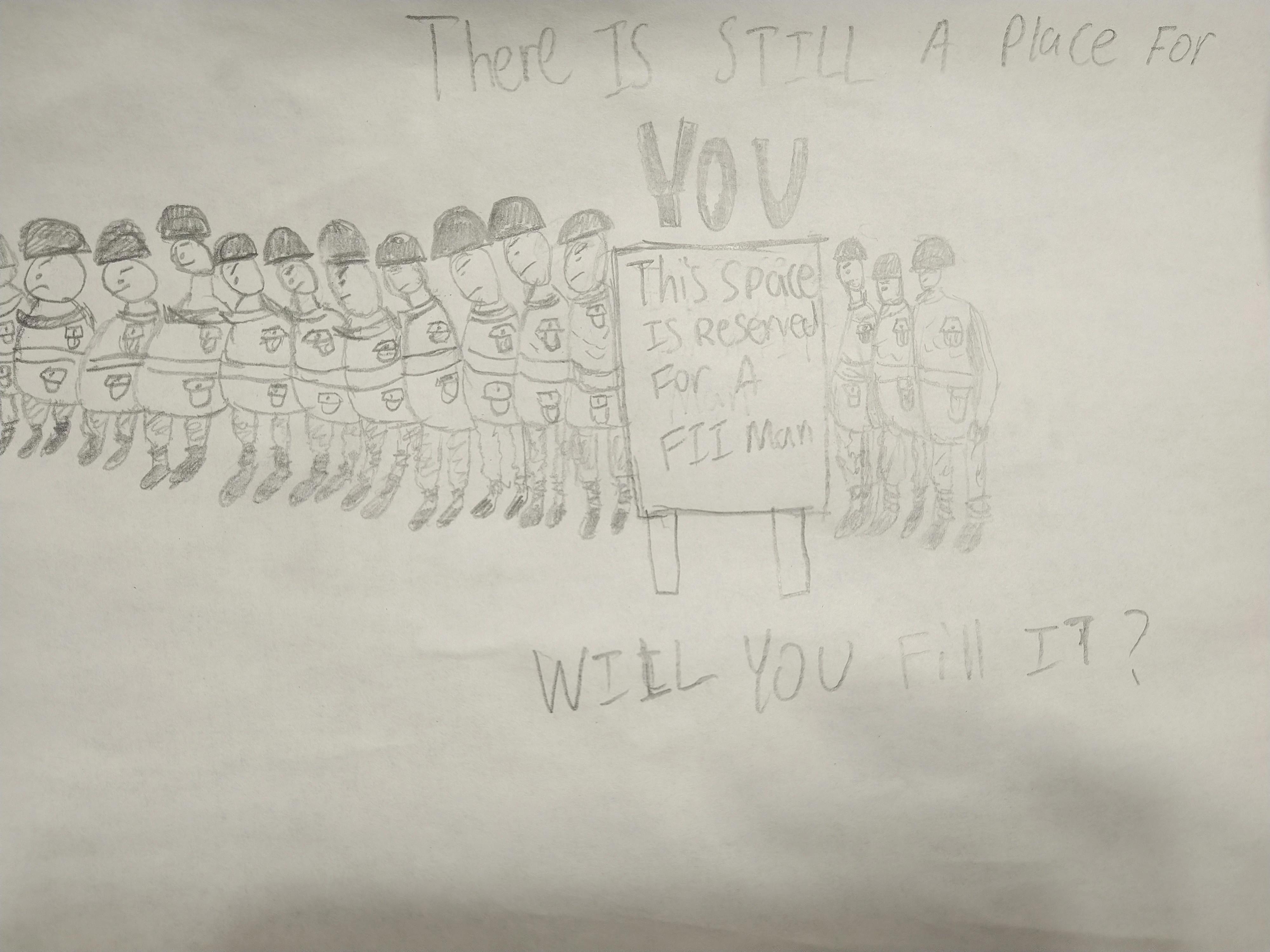 I drew a Corvun Recruitment Propaganda Poster (First time doing this ...