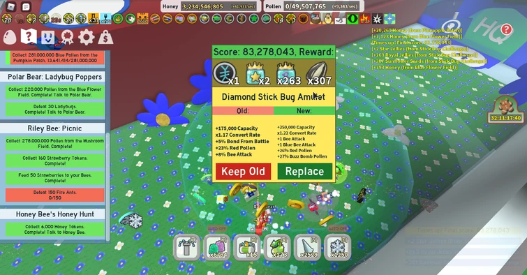 Got my first diamond stick bug amulet | Fandom