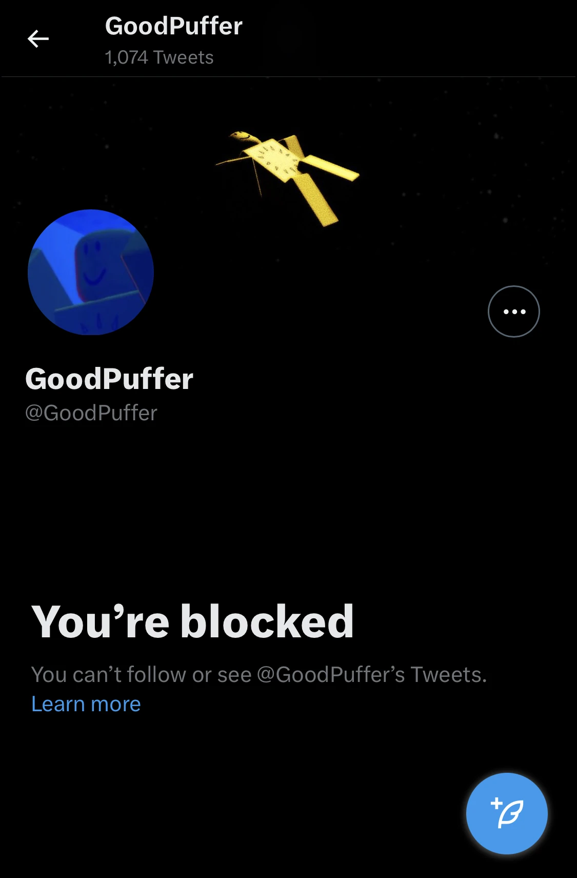 How do you get blocked by goodpuffer lmao | Fandom