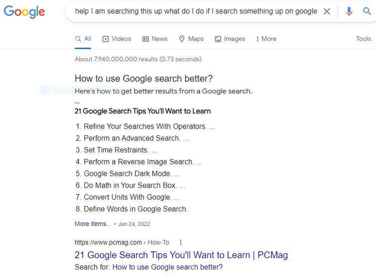 Google knows the answer to everything... | Fandom