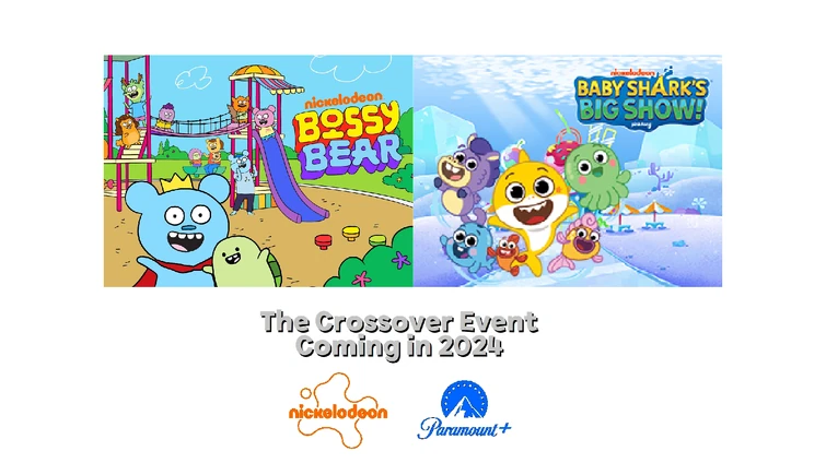 Baby Shark's Big Show! × Bossy Bear Crossover Teaser Poster(fanmade) V2 ...