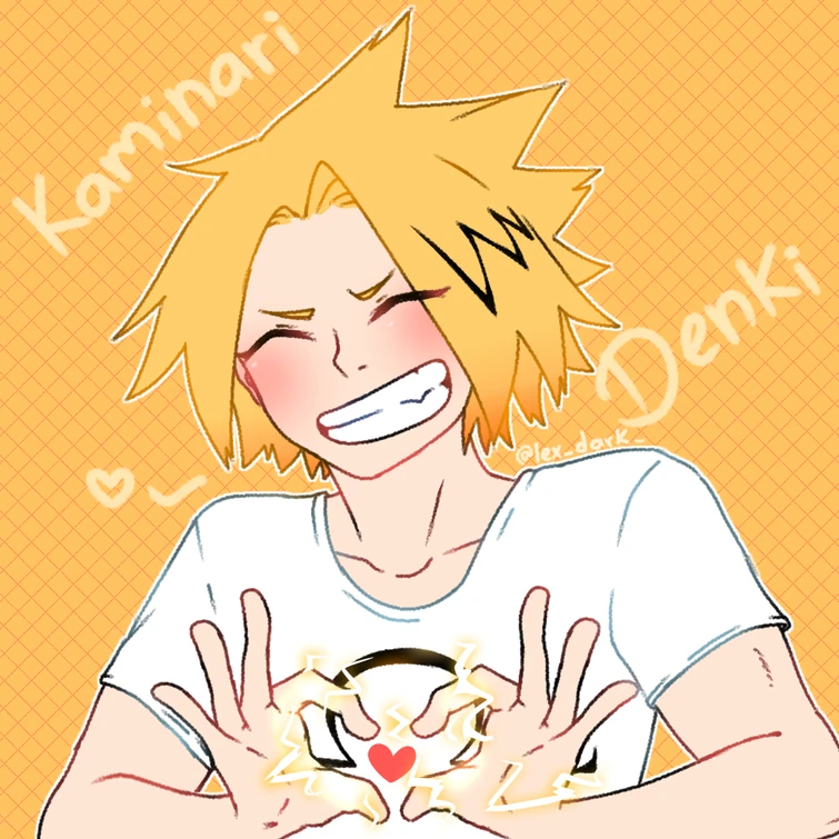 Here is some cute Denki fanart to brighten your day (an' a couple memes ...