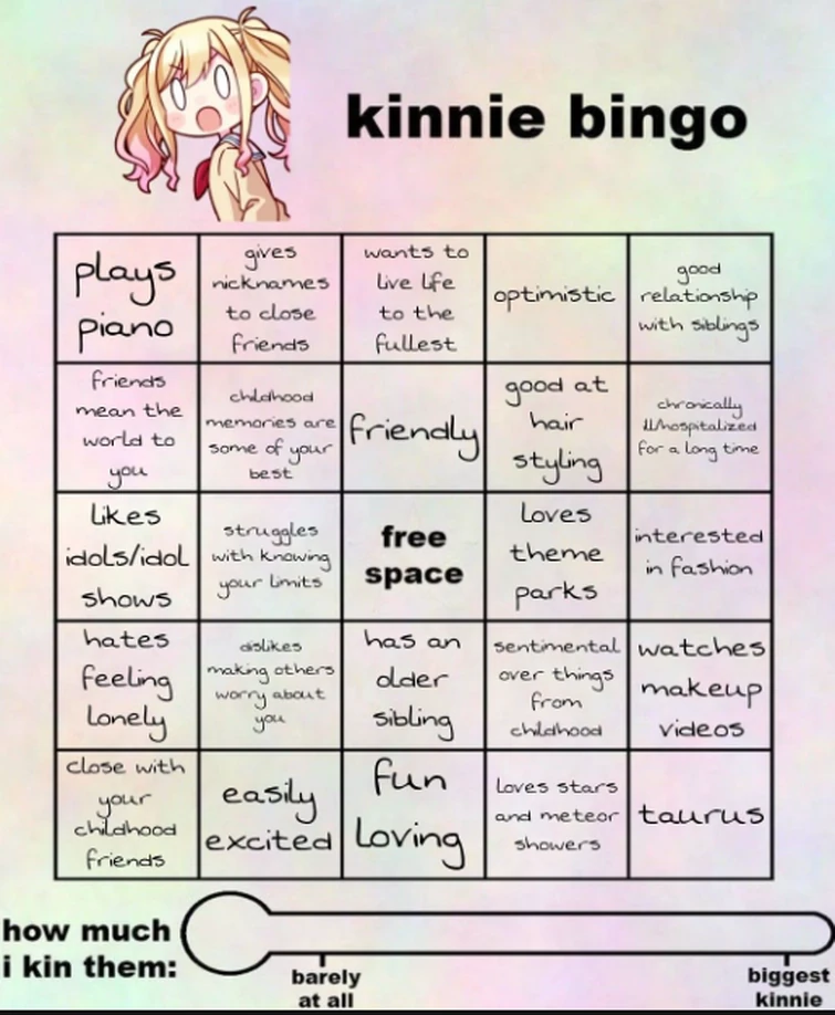 send kin bingos | Fandom
