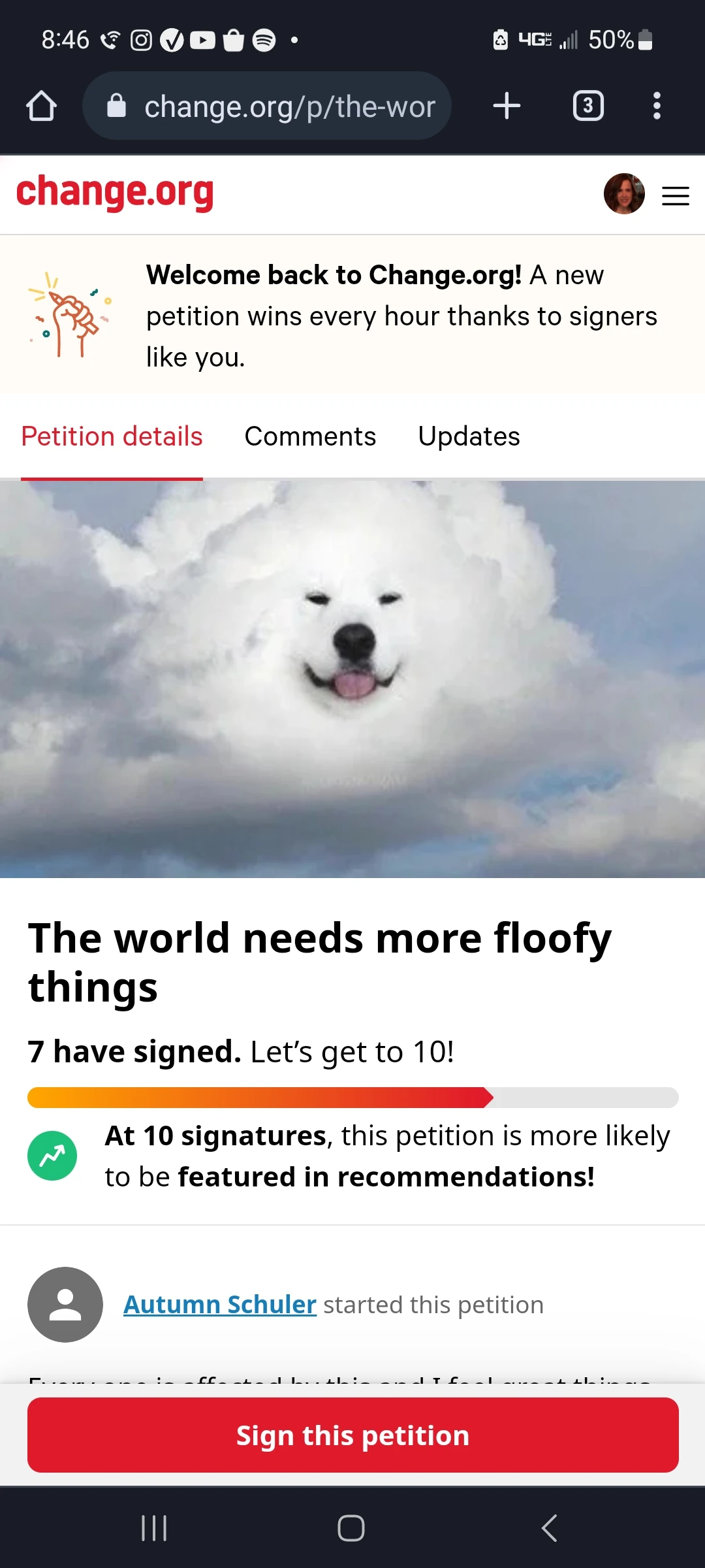 Goofy ahh change.org petition | Fandom