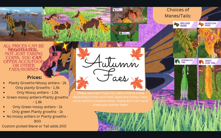 Autumn Fae shop! | Fandom