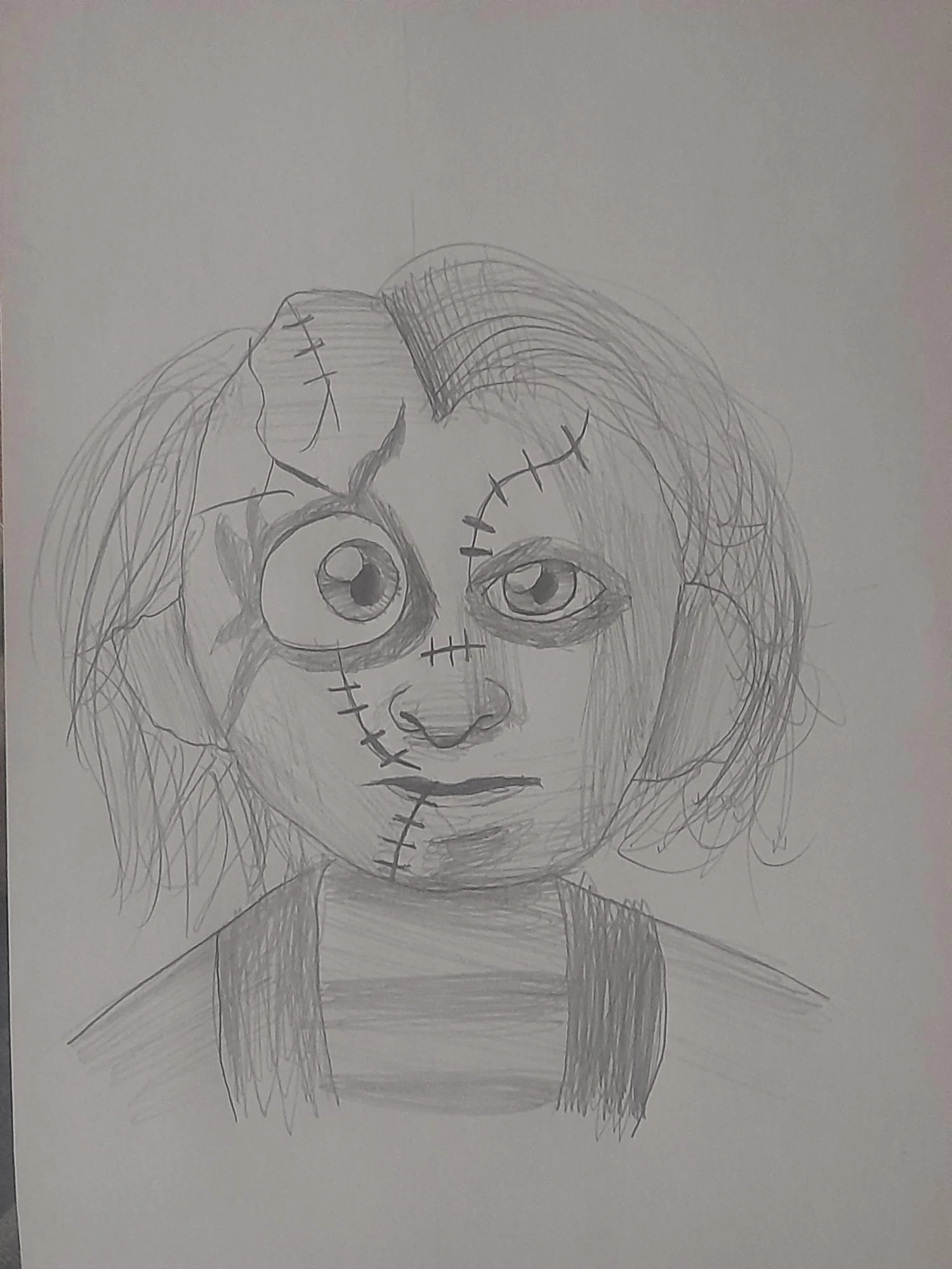 My sketch of Chucky | Fandom