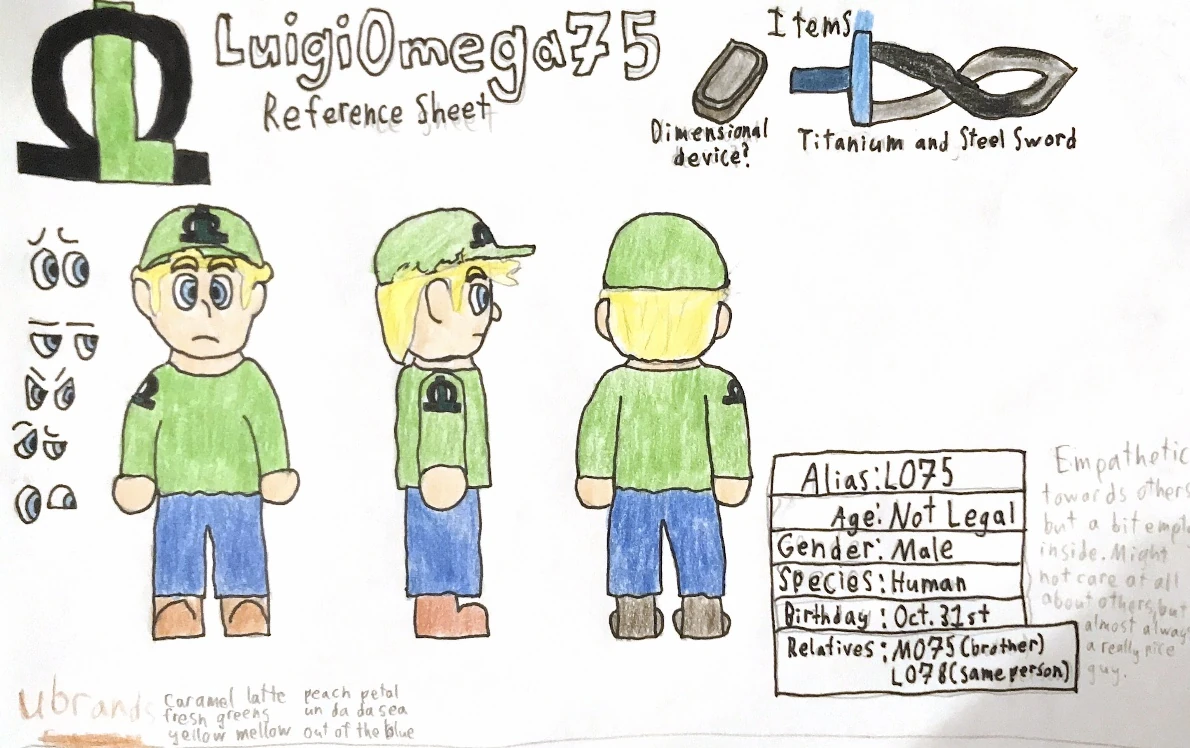 Finally finished a reference sheet! | Fandom