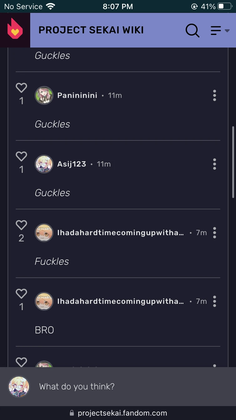 Who has random wikian ooc quotes? | Fandom