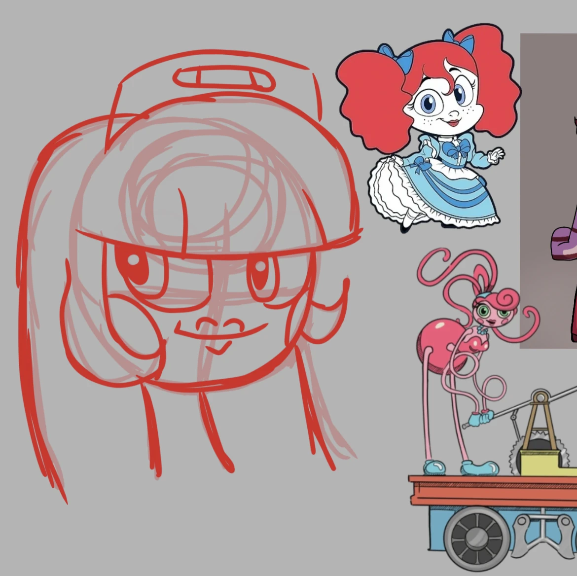 Sketch of mascot Velvet | Fandom