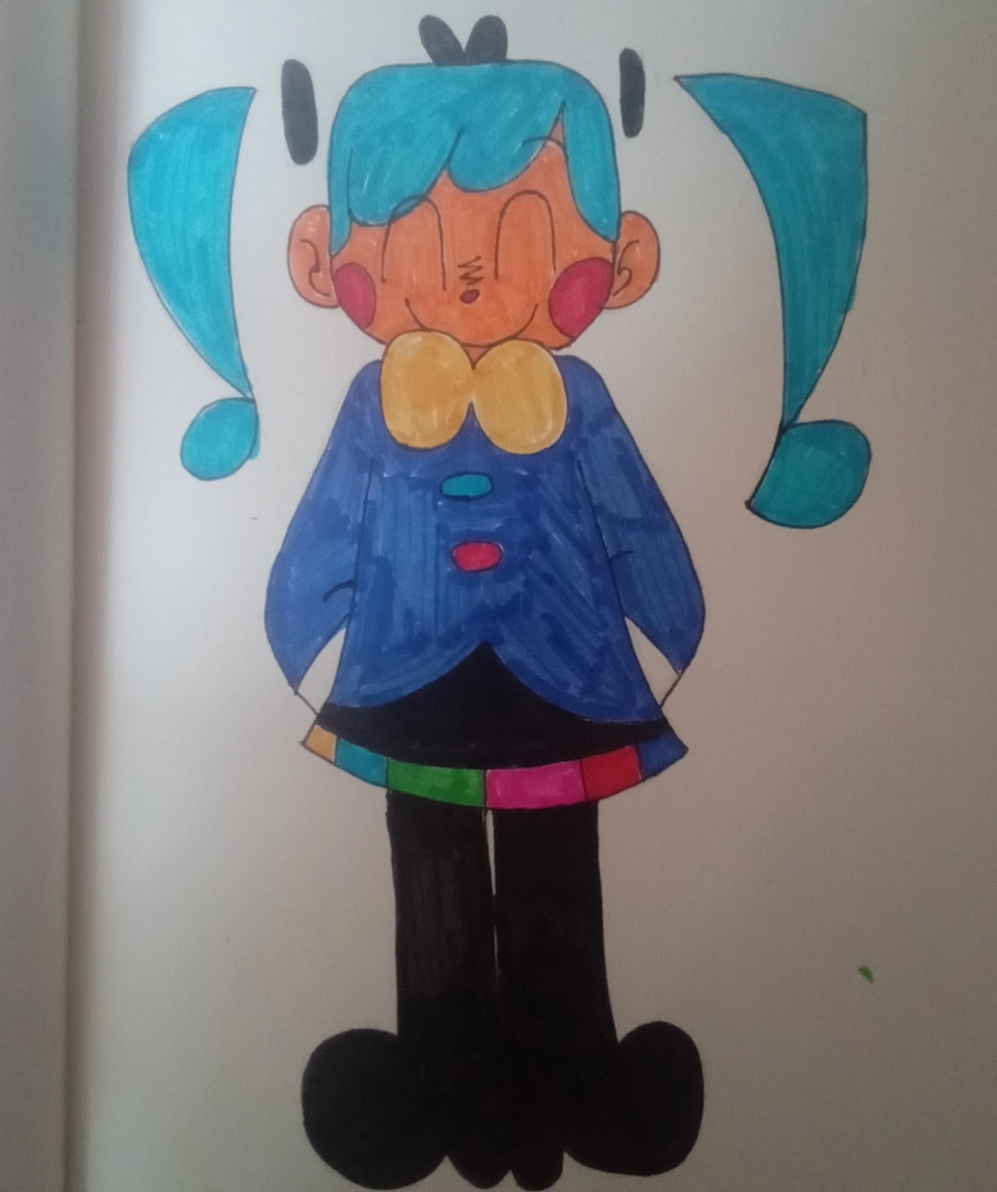 i drew static miku!!! | Fandom