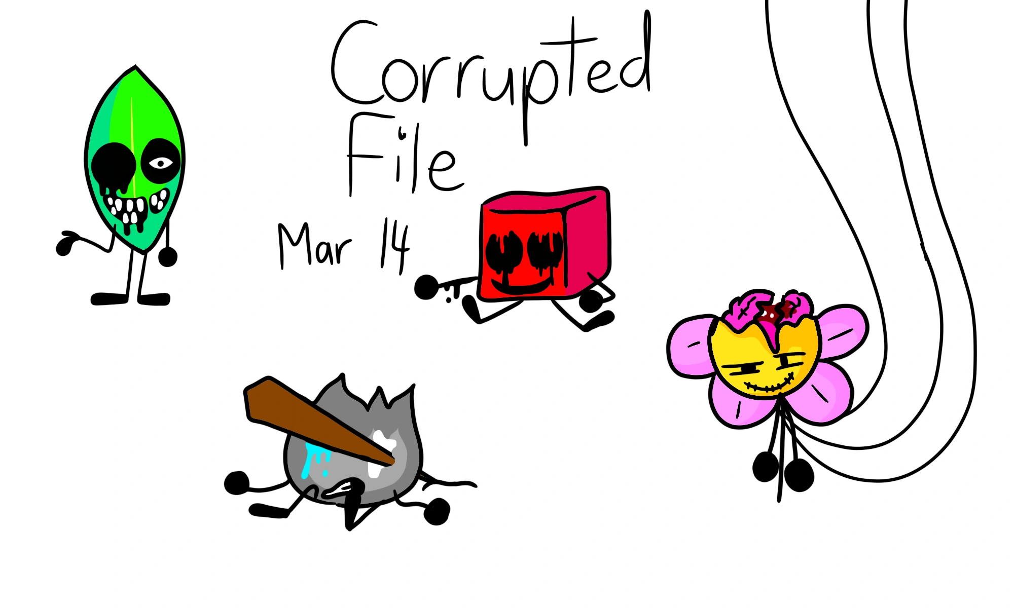 Corrupted File (Then vs. Now) | Fandom