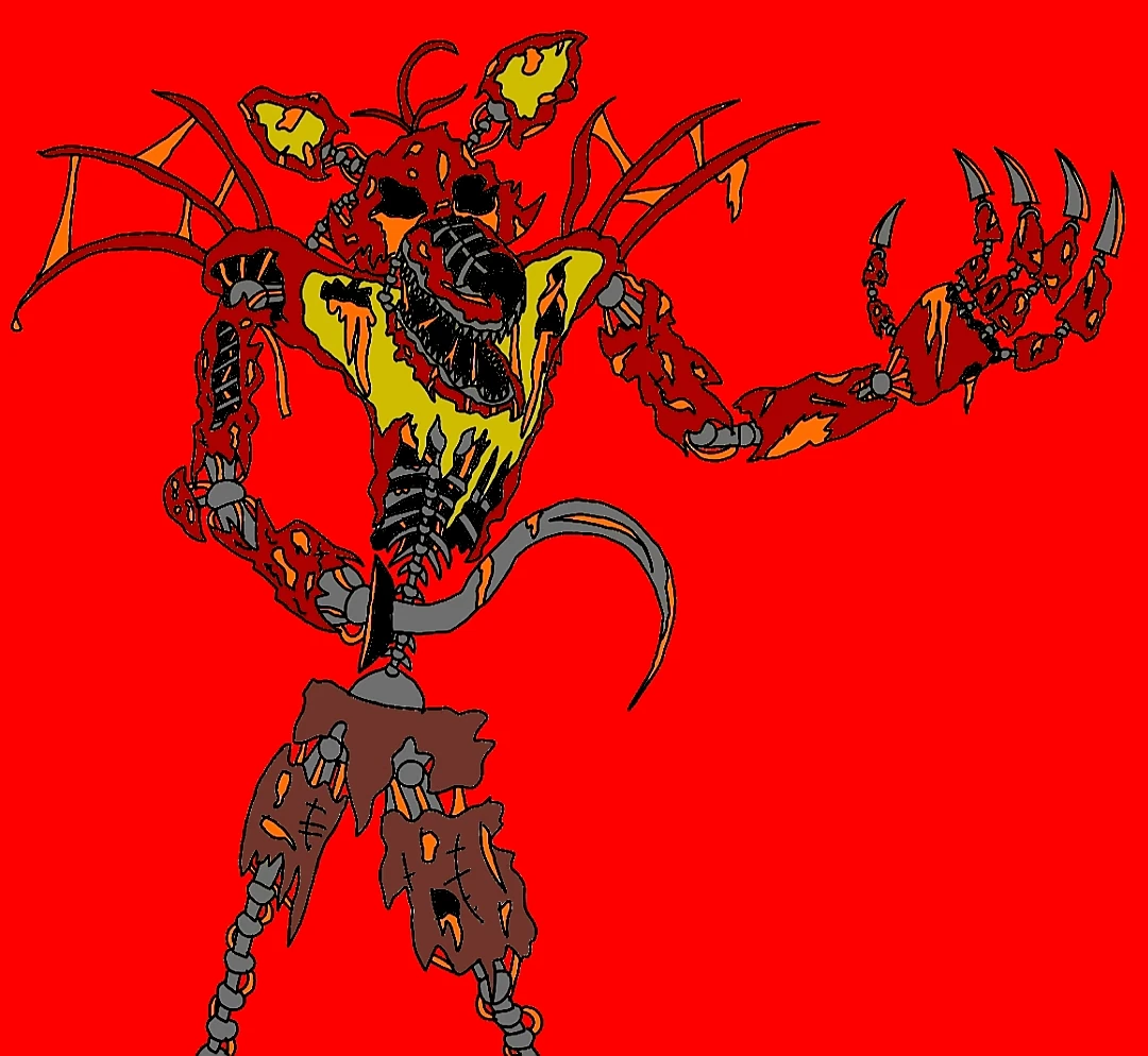 Grim Foxy draw (by fnaf drawing king) ME | Fandom