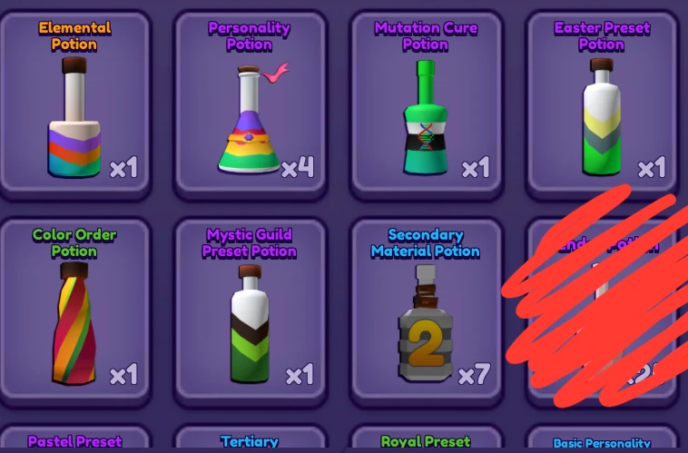 selling random pots (or trading them for color pots/mut pots) | Fandom