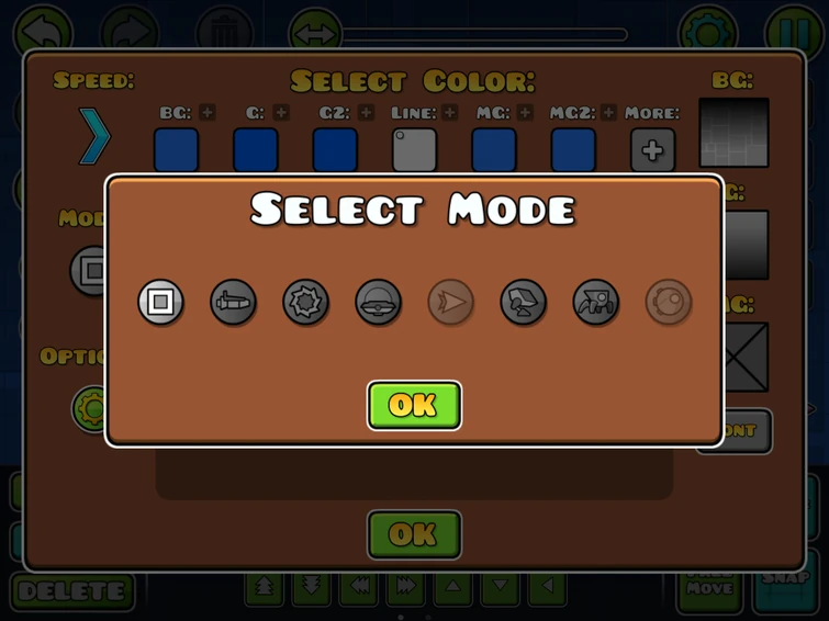 So I found out wave and swingcopter is not in geometry dash platformer ...