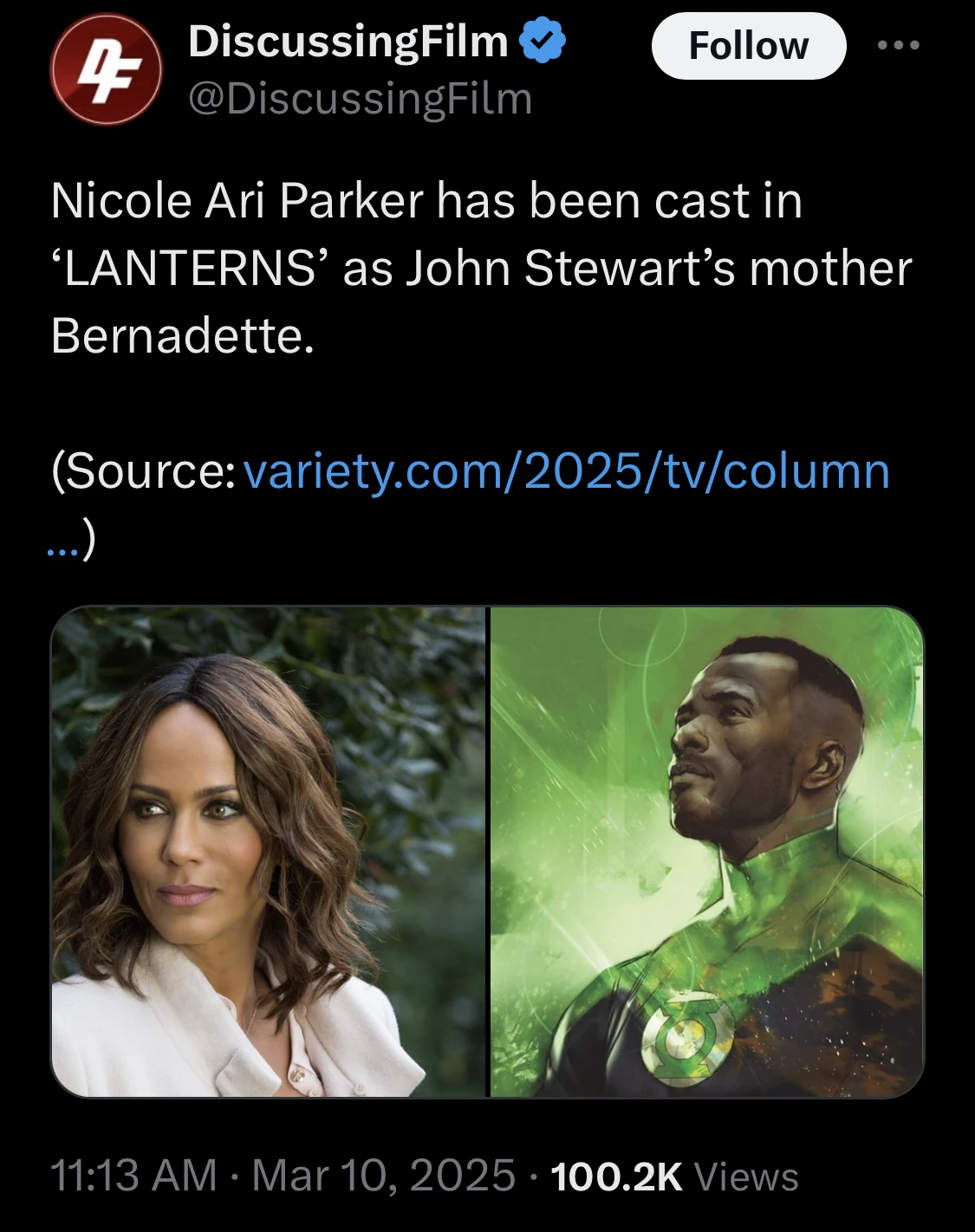 Nicole Ari Parker has been cast as John Stewart’s mom in Lanterns | Fandom