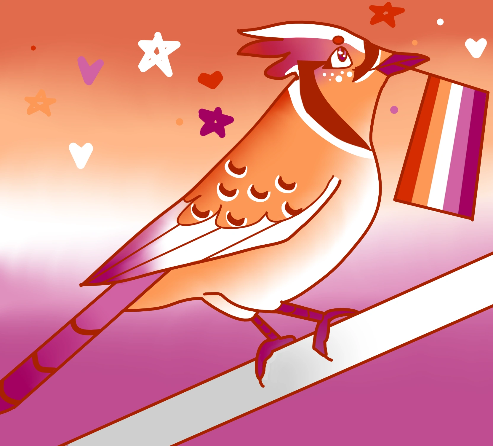 pride birds numero one: lesbian jay | Fandom