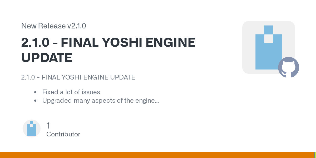 final yoshi engine update is out | Fandom