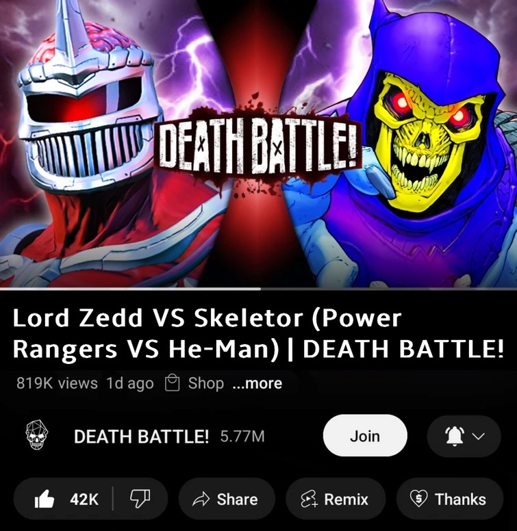 Lord Zedd vs Skeletor: Official Video mockup | Fandom