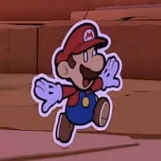 A very concerned Mario running | Fandom