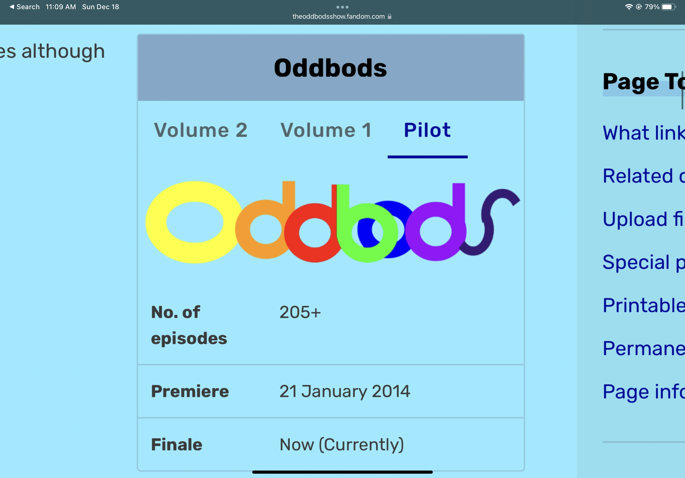 Who added a fake pilot logo in the oddbods page? | Fandom