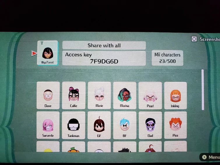 My Miitopia access code | Fandom