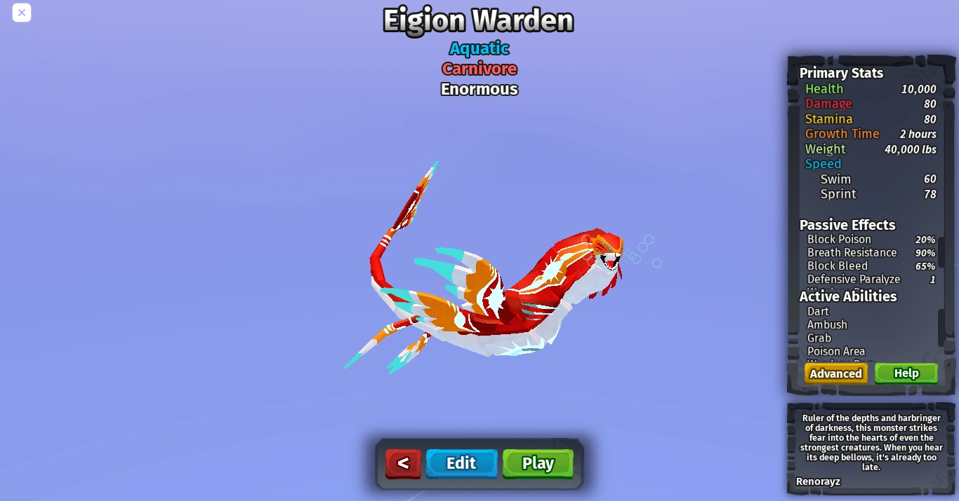 Selling Eigion Warden with Rare Mutation! | Fandom