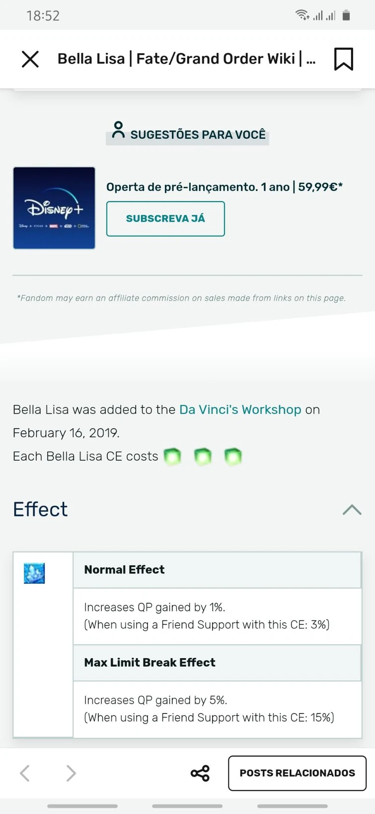 Bella Lisa | Fandom