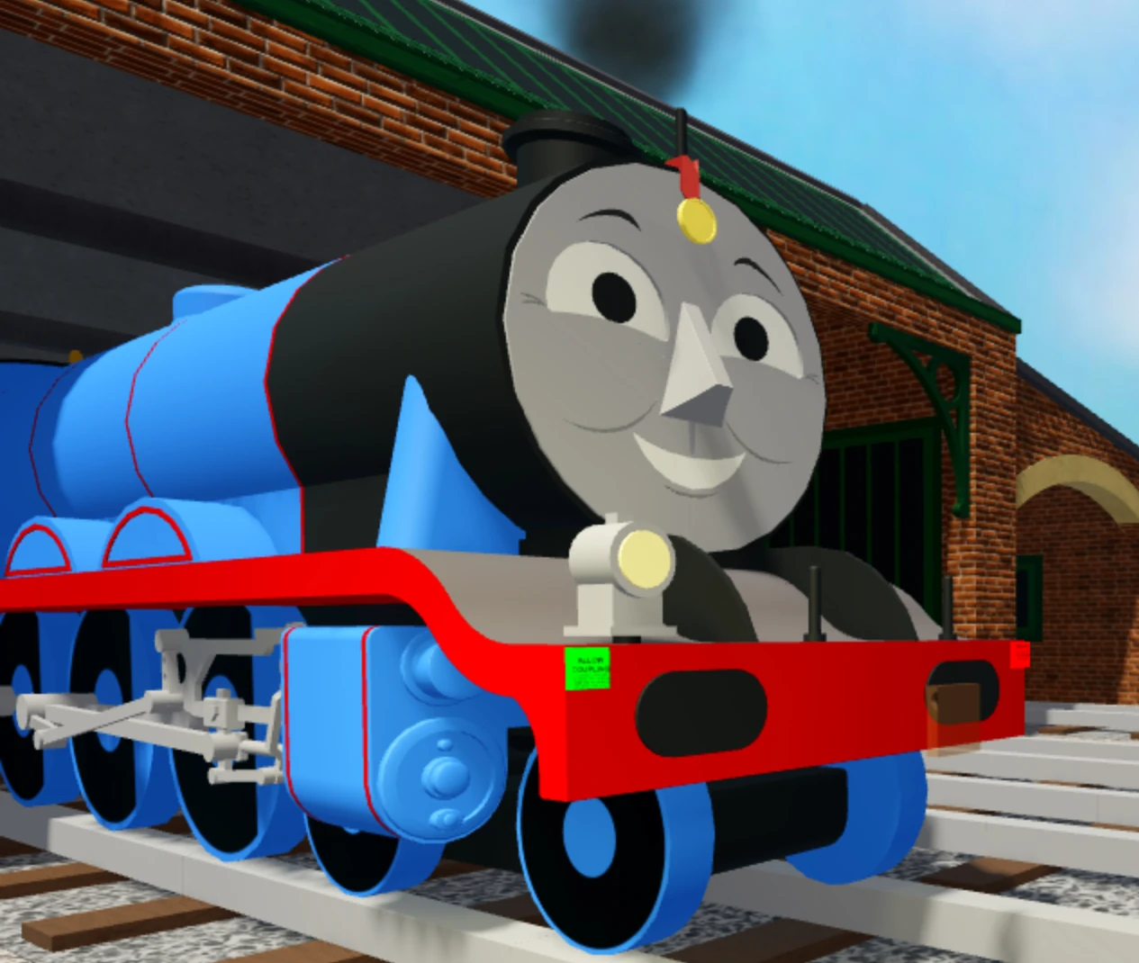 Gordon on Blue Train With Friends: Exploring Sodor, with his Fire ...